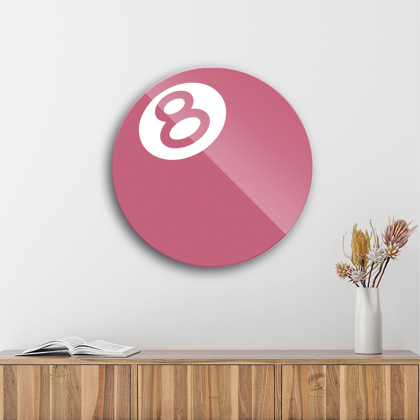 Cuadro Acrílico Bola 8 billar -balcru