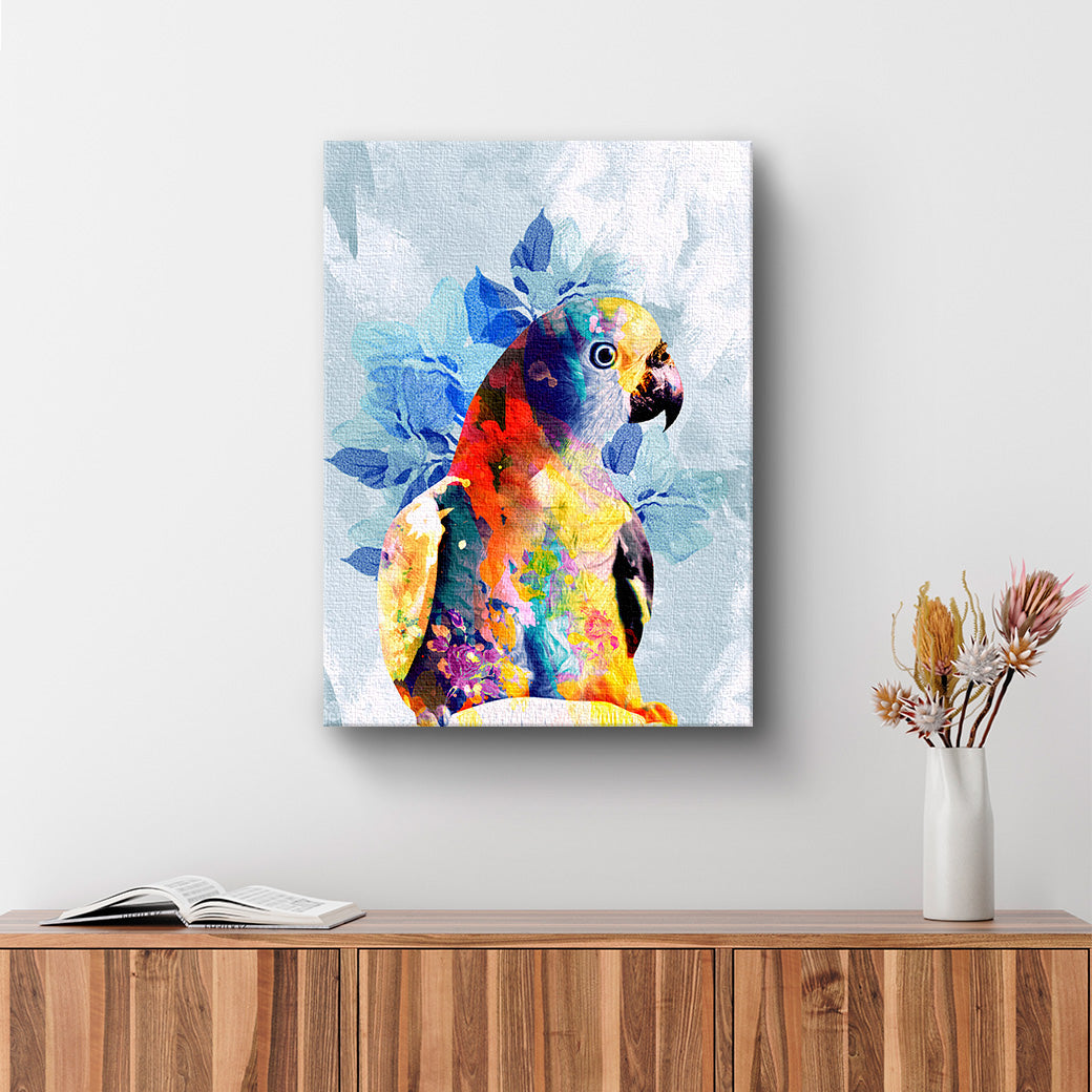 Cuadro decorativo Cotorro Azul – balcru