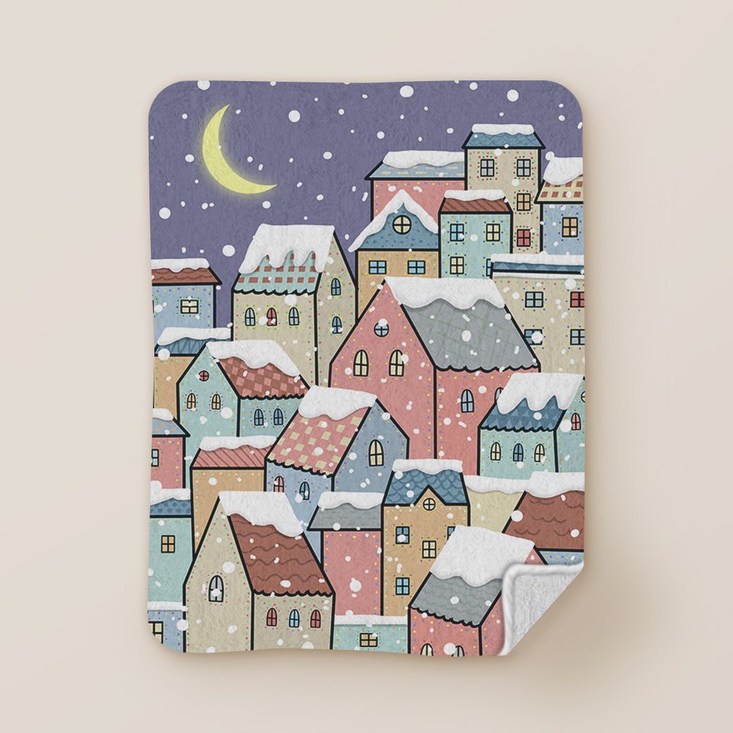 Cobija frazada de snow town – balcru