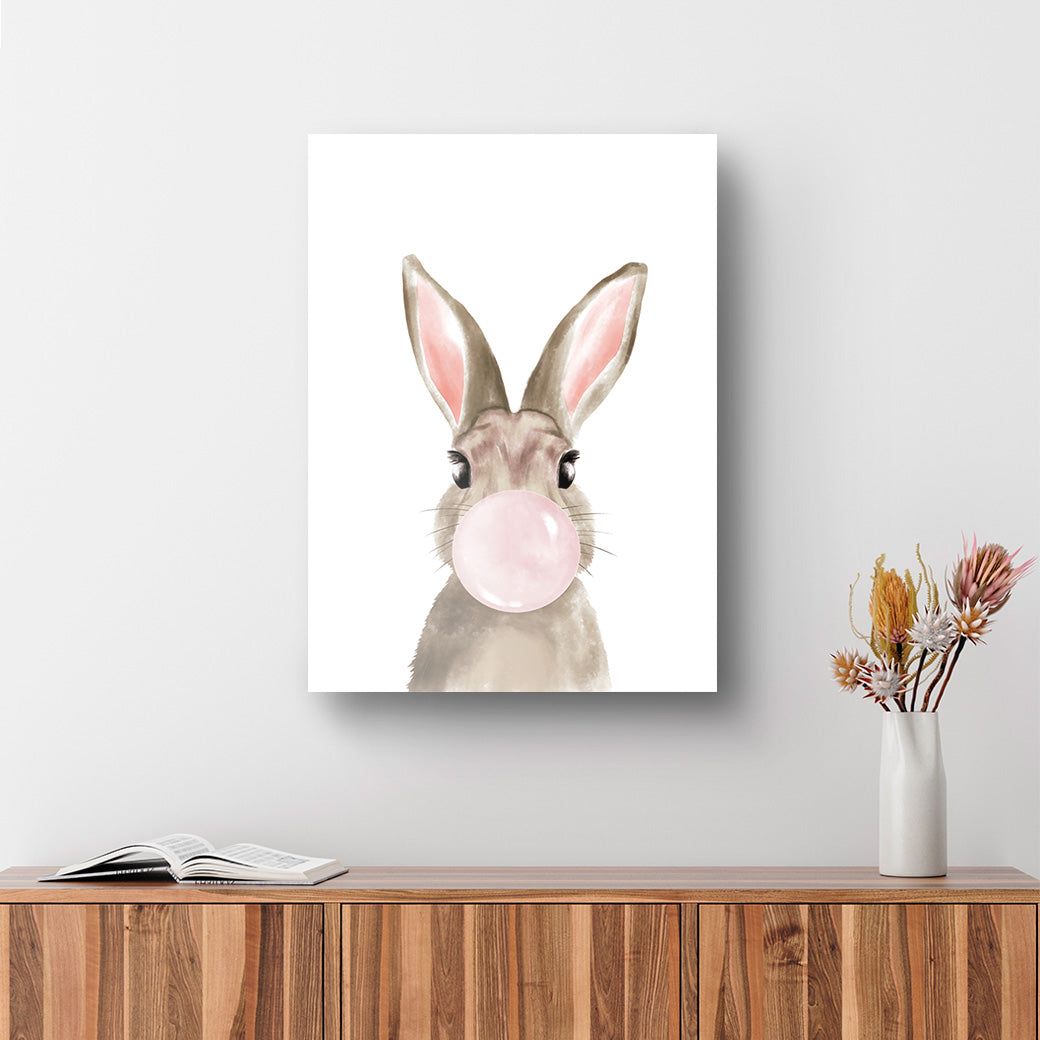 Cuadro de Conejo Pink Bubble gum – balcru