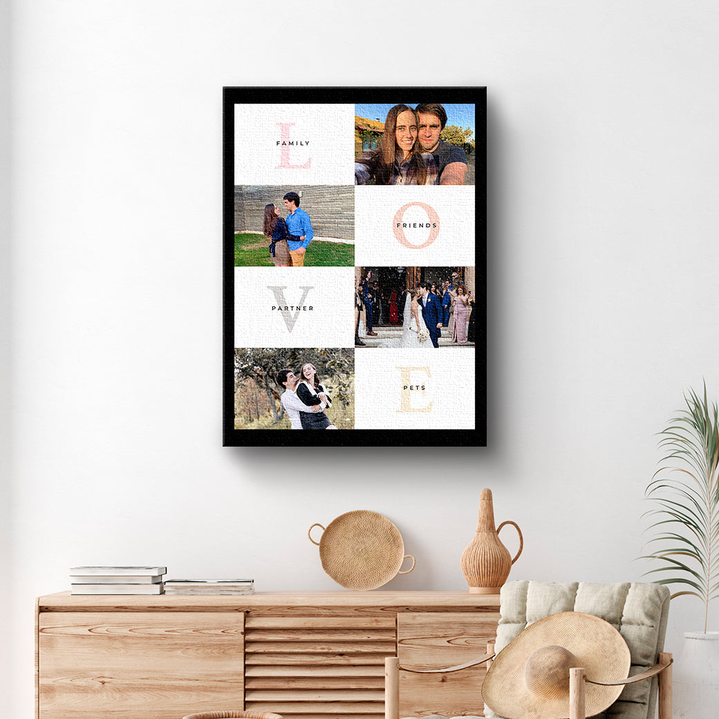 Cuadro Collage Especial Tablero love – balcru